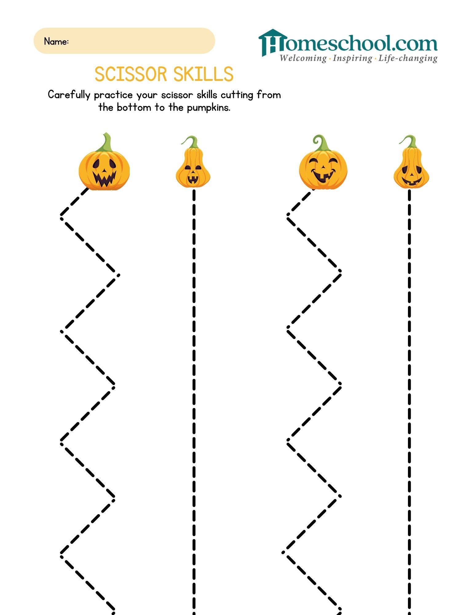 October Free Homeschool Printables | Homeschool .com