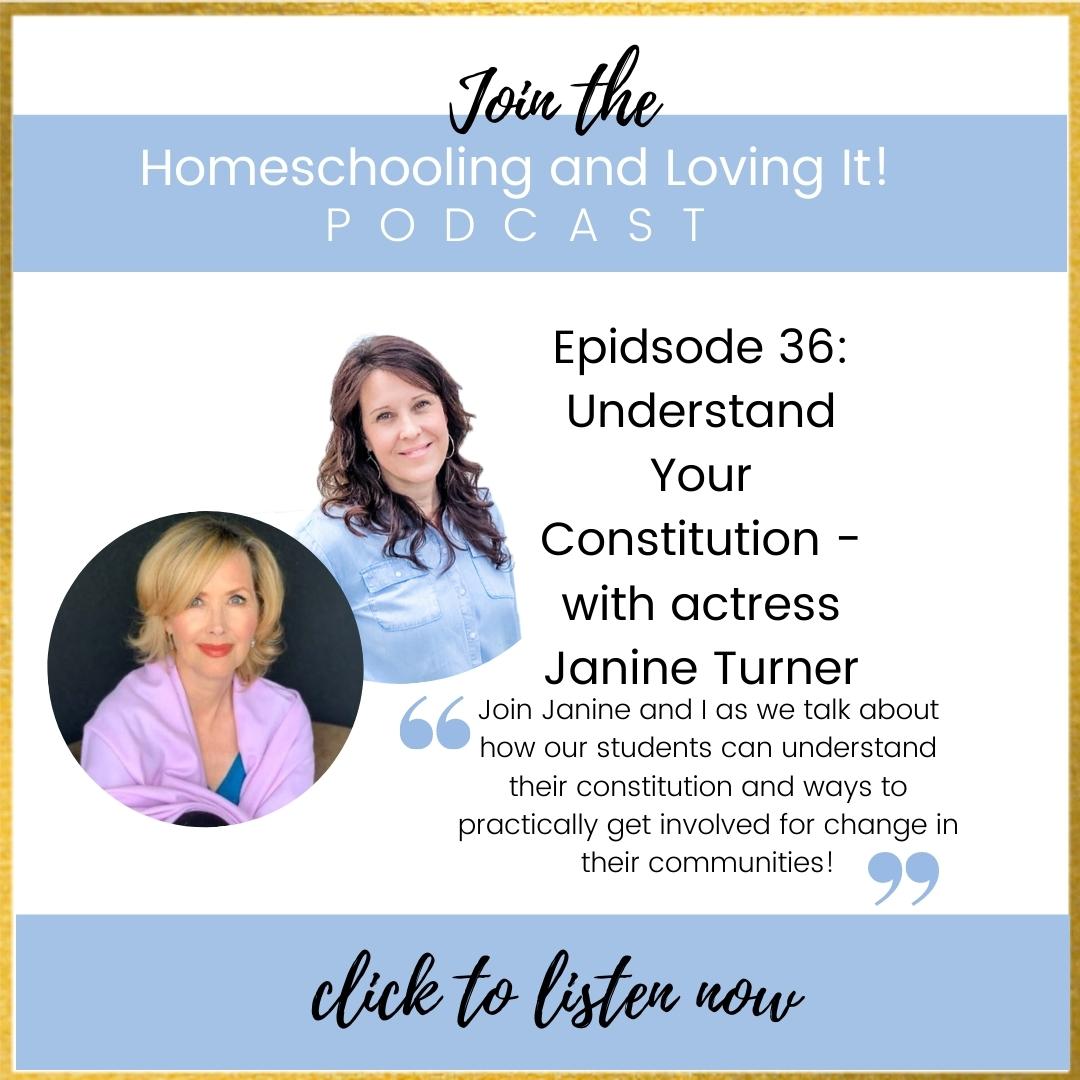 Know Your Constitution With Janine Turner Homeschool