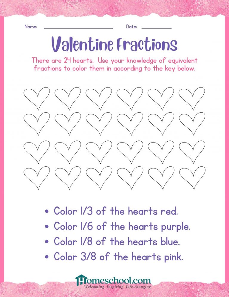Free February Homeschool Printables | Homeschool .com