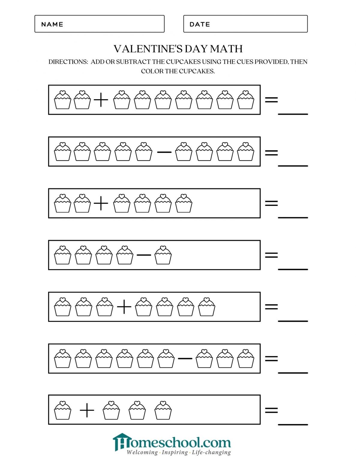 Free February Homeschool Printables | Homeschool .com